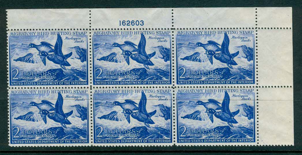 Duck Stamps Plate Block Collection RW1 through RW25