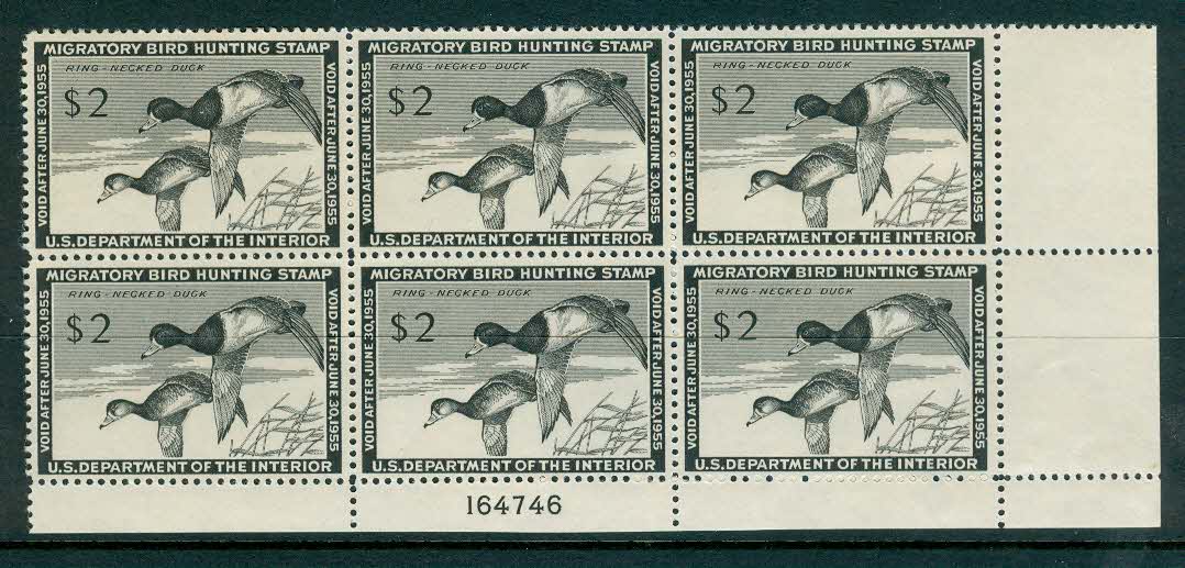 Duck Stamps Plate Block Collection RW1 through RW25