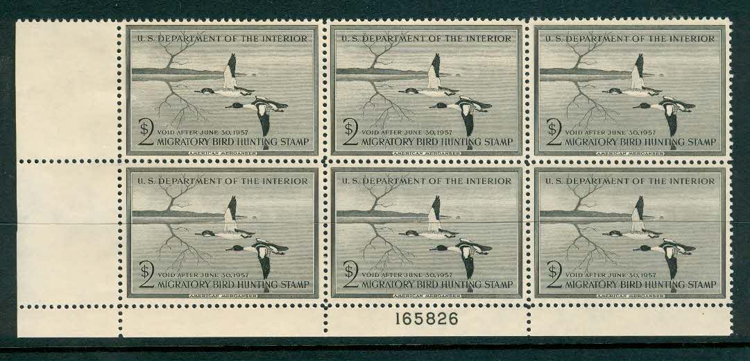 Duck Stamps Plate Block Collection RW1 through RW25